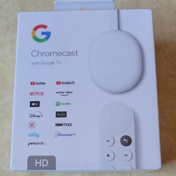 google | Media | Google Chromecast With Google Tv White | Poshmark